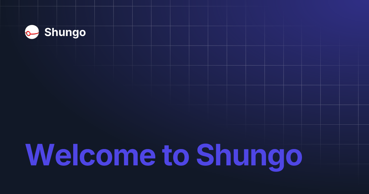 Welcome to Shungo | Shungo